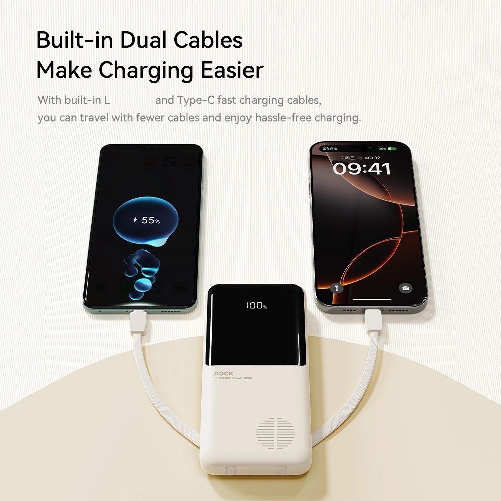 Rock CCC 3C Certified Power Bank Mini Compact Size PD 22.5W 10000mAh ...